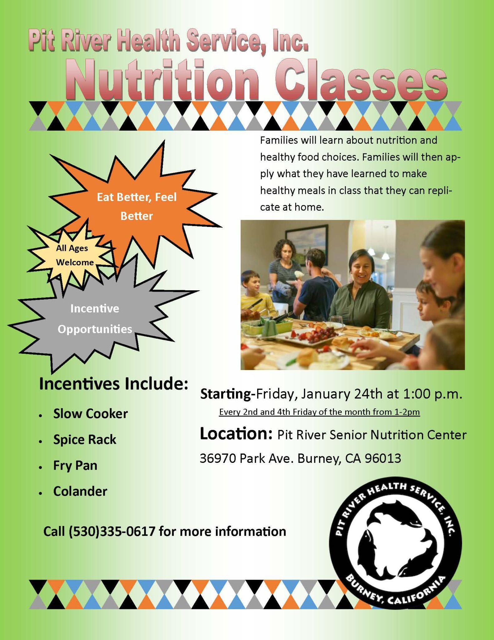 2025 Nutrition Classes - Pit River Health Services
