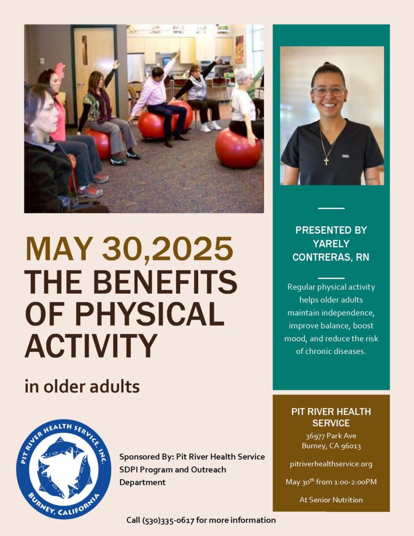 Benefits of Physical Activity - Pit River Health Services